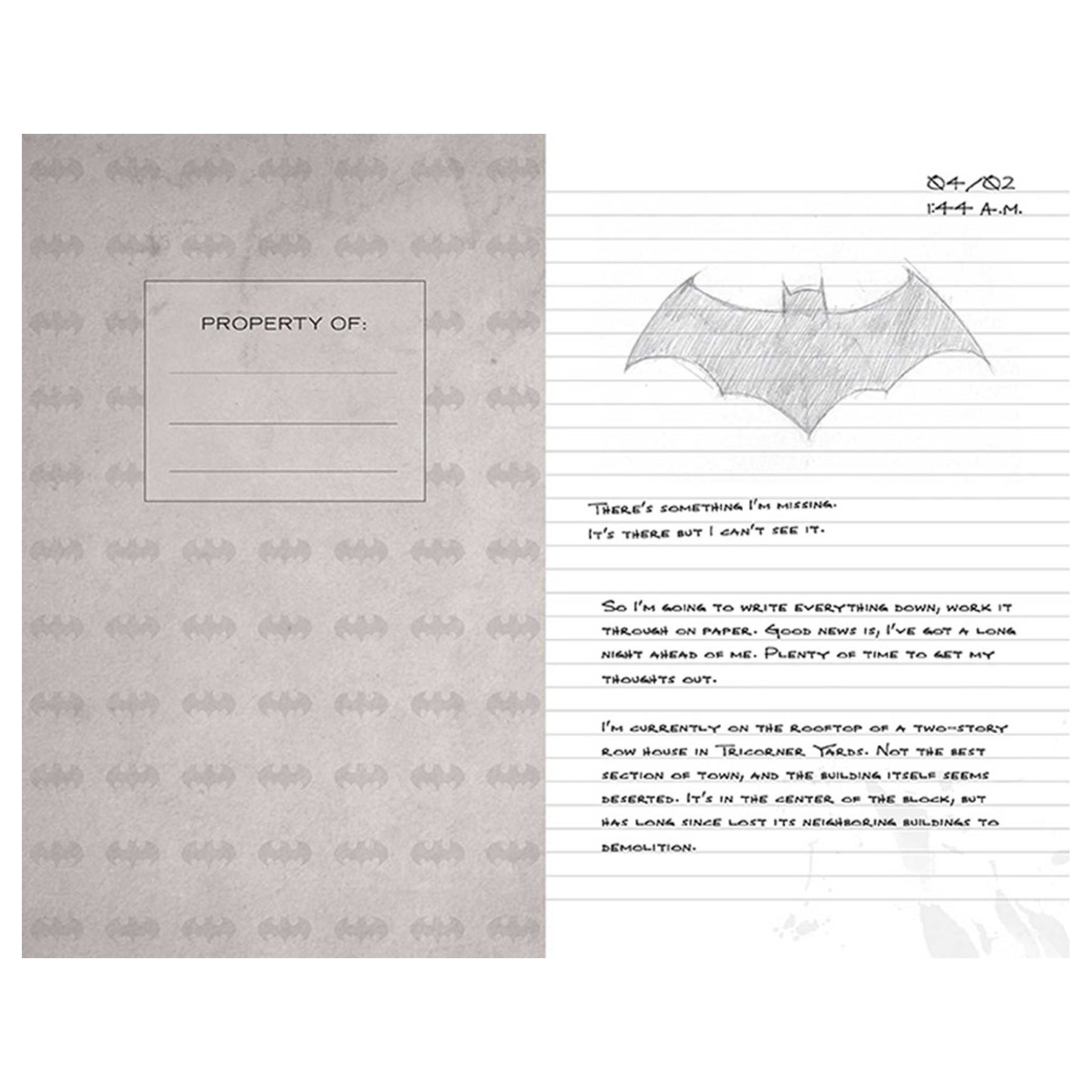 Batman Hardcover Ruled Journal – SPYSCAPE